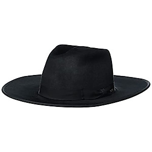 Brixton womens Jo Rancher Fedora, Black, Medium US