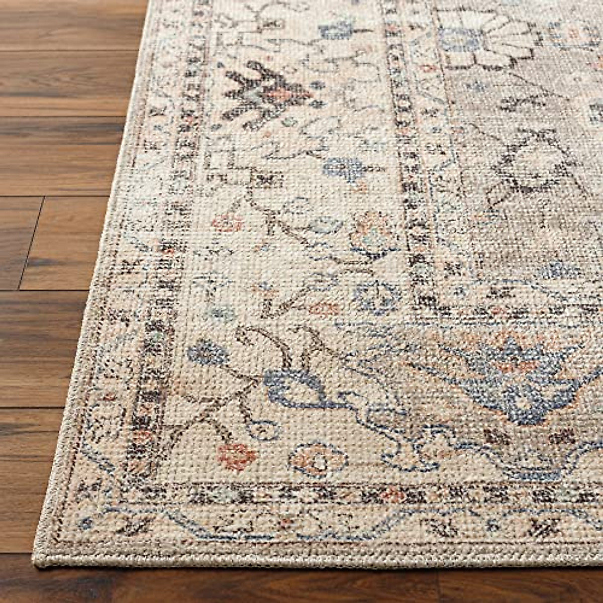 SURYA Becki Owens x Davina Damask Area Rug, 7'10" x 10', Khaki