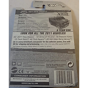 Hot Wheels 2011 A Team Van Black #39/244