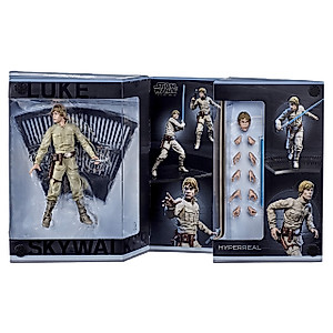 STAR WARS E6611 The Black Series Hyperreal The Empire Strikes Back Luke Skywalker Toy, Collectible 8" Scale Figure, Fans & Collectors