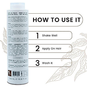 Avyna Shampoo laluronico Intensive Hair 500ml, 16.91 Fl Oz (Pack of 1)