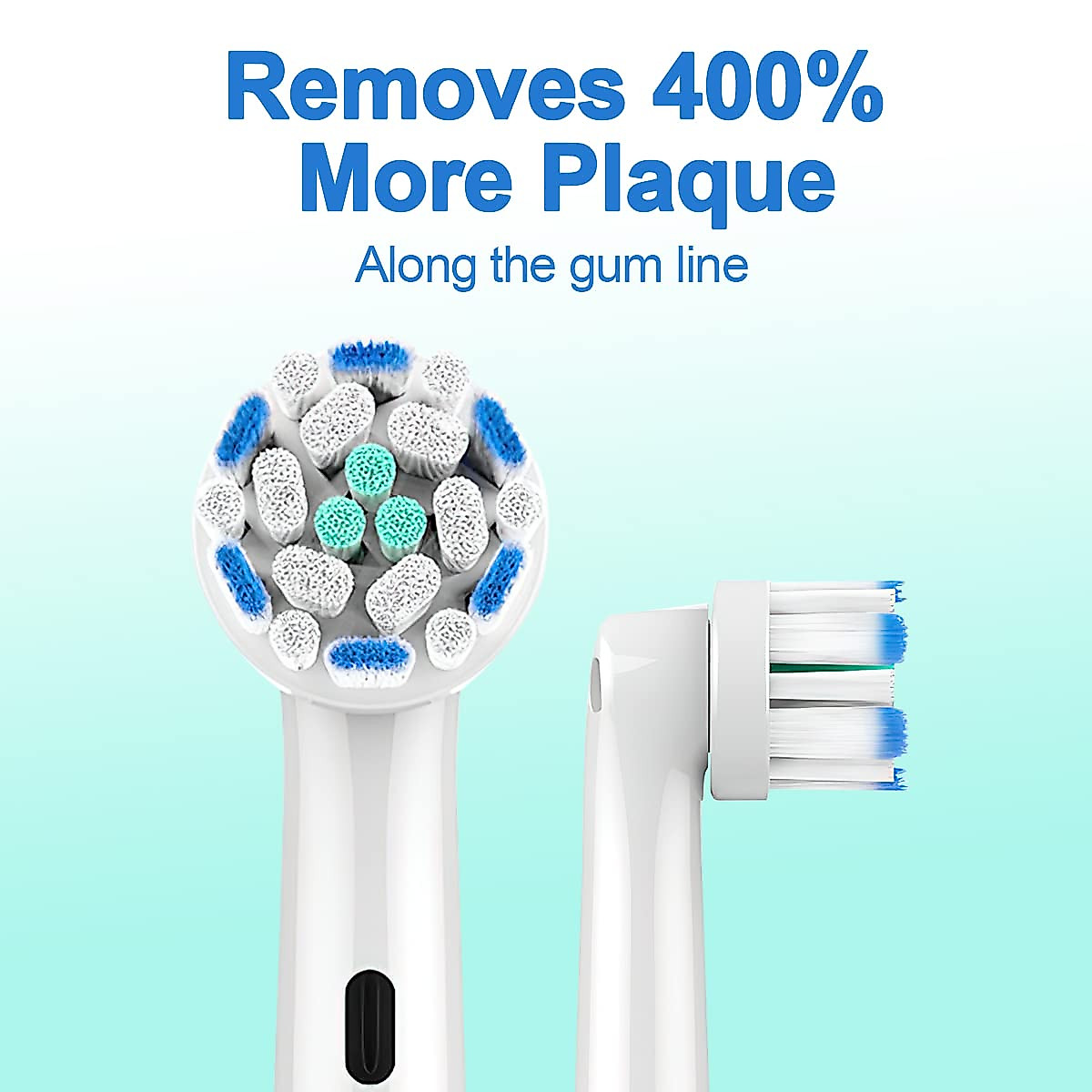 WuYan 8 pcs Extra Soft Bristles Replacement Heads Compatible with Oral B Electric Toothbrush Head Extra Thin Soft Bristles Gum Care