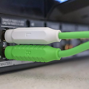 DJ TechTools Chroma Cables Audio 2.0: 2M RCA to RCA (Green)
