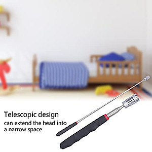 Magnetic Pickup Tool with LED Lights, Telescoping Magnet Stick Flexible Magnetic Pickup Tool for Hard to Reach Places