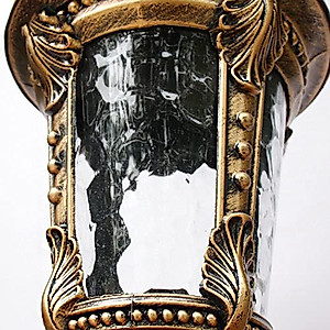 MHCZBGY Home Outdoor Pillar Light Outdoor Garden Villa Pillar Lights European Style Column Light Waterproof Column lamp Vertical Yard Pillar lamp