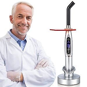 Newest Rechargeable Kits for Led Curing Lighting Light Lamp Dental Tester Meter High Power LED-1123-K1