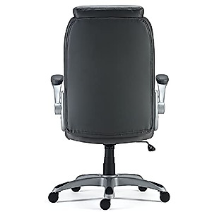 STAPLES Sorina Bonded Leather Chair, Grey (53253)