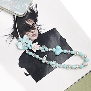 Kawaii White Dog Wallet with A Phone Charm, ID Card Holder Purse Pouch with Buckle, PU Wallet Durable Card Holder Credit Card Holder Money Bag for Students Teens Girls Boys