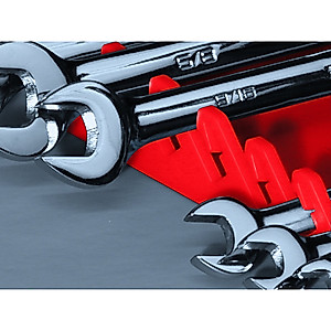 Ernst Manufacturing 5014 13-Wrench Portable Gripper Organizer - Versatile, One-Handed Access, Fits 1/4" to 1" & 6-19 mm Wrenches