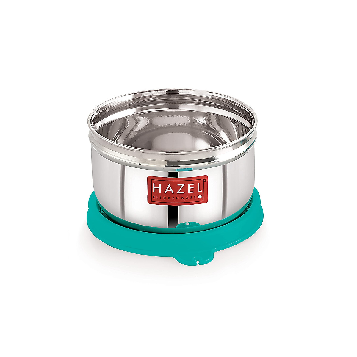 Hazel Stainless Steel Kitchen Containers Set of 6 | Storage Box for Kitchen & Tiffin Boxes | Air Tight Containers for Storage with Leak Proof Lid, 250 ML Each