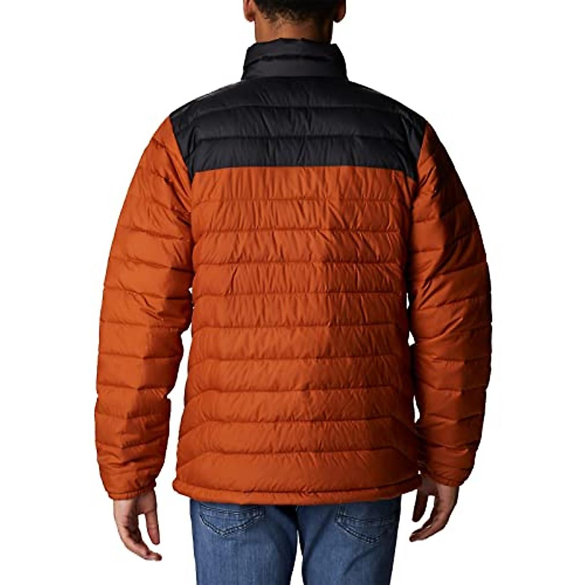 Columbia Men's Powder Lite Jacket, Warm Copper/Black, Medium