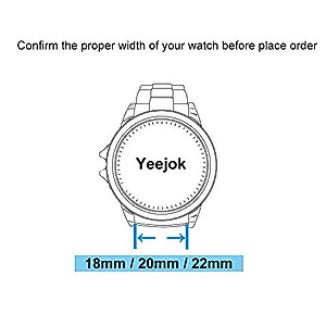Yeejok 18mm Silicone Bands Compatible for Fossil Women's Gen 6/5E 42mm /Gen 4 Q Venture HR/Women's Gen 3 Venture Smartwatch, Replacement Quick Released Sport Fitness Watch Strap-Rose Gold