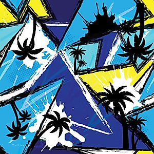 Flow Swim Goggle Case - Soft Neoprene Case for Swimming Goggles With Bag Clip for Backpack (Surf Style)