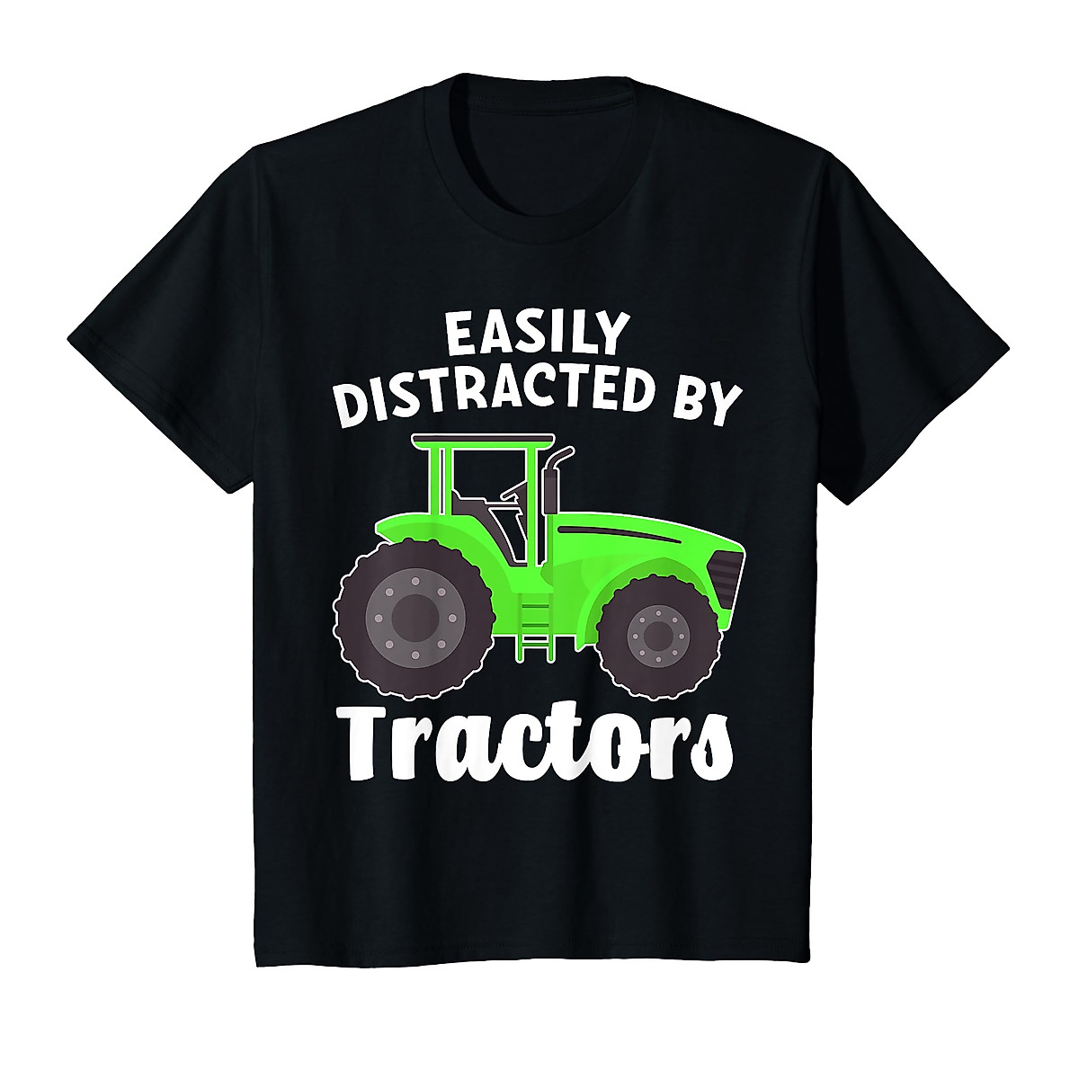 Easily Distracted By Tractors for Boy or Toddler T-Shirt
