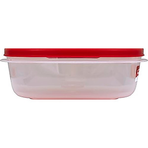 Rubbermaid Easy Find Lids Food Storage Container, 9 Cup, Racer Red