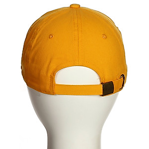 Daxton Classic Baseball Dad Hat Embroidered Initial Letters Cap - Gold, Letter K