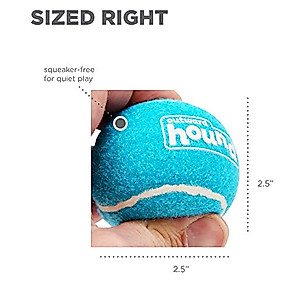 Outward Hound Tennis Ballz Fetch Dog Toy, 4-Pack