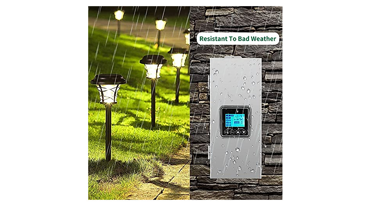 Solaroxy 300W Landscape Lighting Transformer | Timer & Photocell