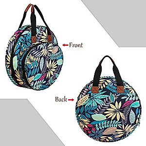 Embroideries Bags Embroidery Storage Embroidery Project Bag 600D Oxford Bag for Cross Stitch Embroidery Supplies Multifunctional Portable Carrying Bag Beginner Embroidery Kit for Adults (Bag ONLY)