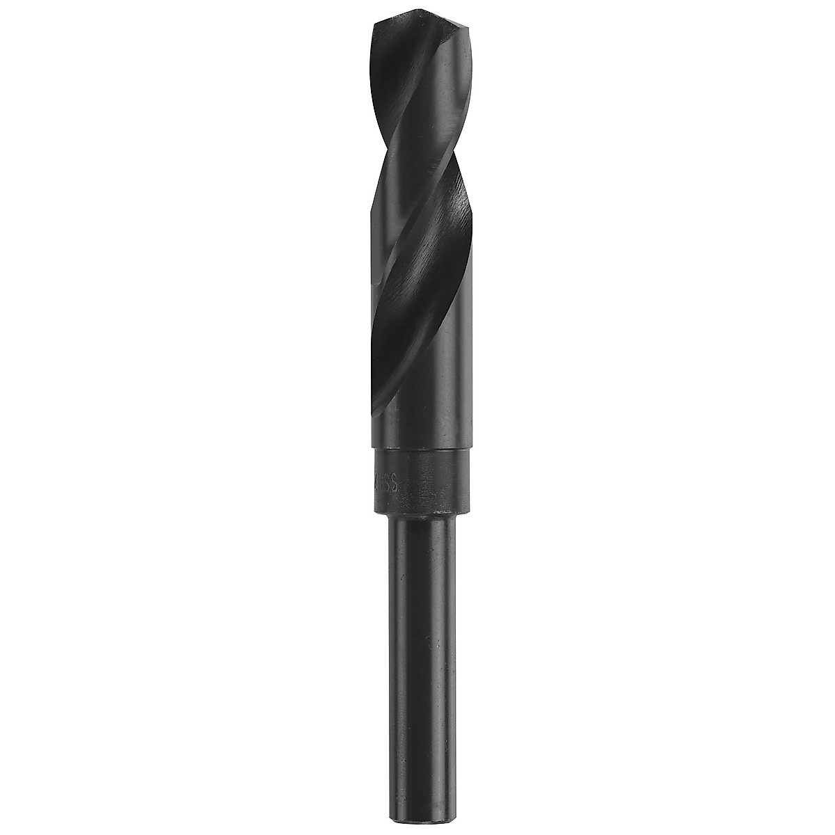 BOSCH BL2177 1-Piece 25/32 In. x 6 In. Fractional Reduced Shank Black Oxide Drill Bit for Applications in Light-Gauge Metal, Wood, Plastic