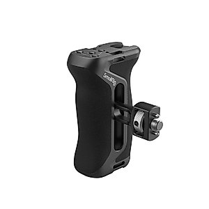 SmallRig Locating Side Handle for ARRI, 36mm Up/Down Adjustable, Left or Right Side Ergonomic Handgrip for Camera Cages, Built-in 1/4"-20 Threaded Hole, Strap Hole, Cold Shoe - 4016