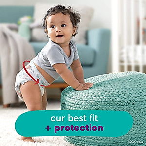 Diapers Size 5, 128 Count and Baby Wipes - Pampers Pull On Cruisers 360° Fit Baby Diapers with Stretchy Waistband, ONE Month Supply with Sensitive Wipes, 12X Pop-Tops, 864 Count