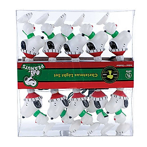 Peanuts Kurt Adler 11-Foot 10-Light Snoopy Light Set