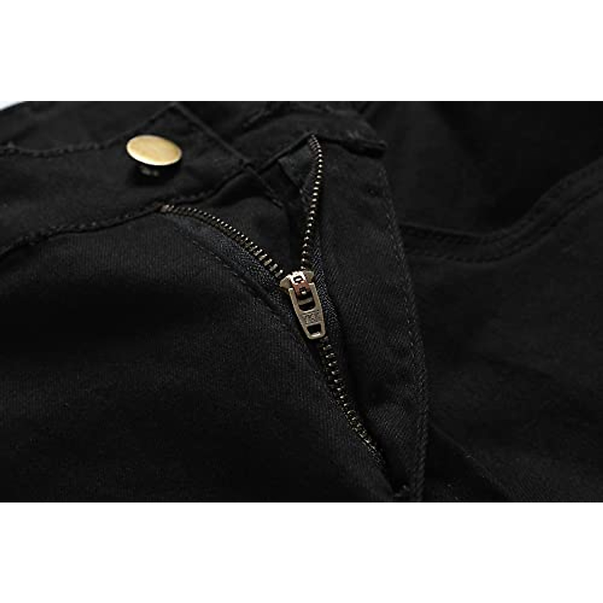 WULFUL Men's Ripped Jeans Slim Fit Skinny Stretch Comfy Denim Jeans Pants