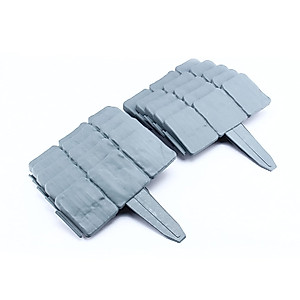 Garden Fence Panels,Flowerbed Border Edging,Landscape Edging Border,Garden Edging,10 PCS Decorative Fence Border,Spring Yard Lawn Garden Plastic Faux Stone Patio Border Edging Fence