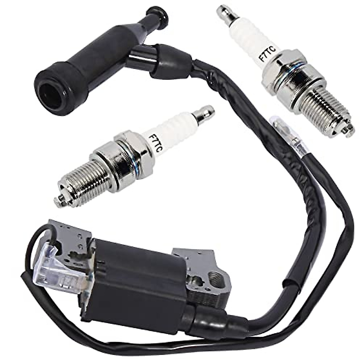 SOAJEE Ignition Coil Compatible with Champion Power 196cc 6.5HP 3500 4000 Watt Generator 40008 40026 46514 46515 46516 46517 46535 46539 46540 46551 46553 46554 46555 46558 46561 46596 3500W 4000W 4KW