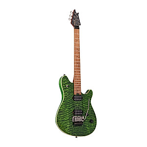 EVH Wolfgang Standard QM Electric Guitar - Transparent Green