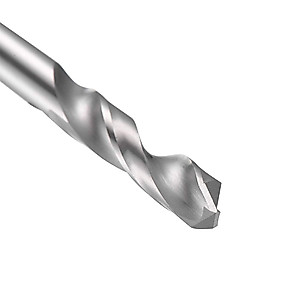 uxcell 4.95mm Solid Carbide Drill Bits Straight Shank for Stainless Steel Alloy Hard Steel, Hardened to 50 HRC, 2 Pcs