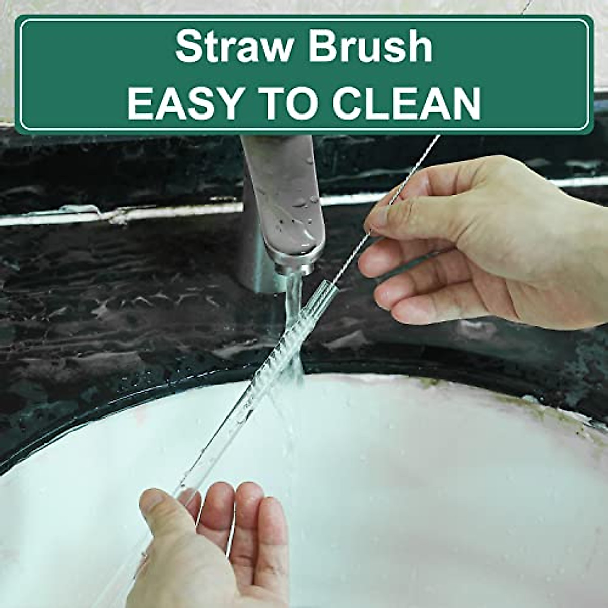 6pcs Reusable Replacement Straws, Replacement Straw with 2pcs Bumper Boots a Cleaning Brush and 3pcs Dust Plugs Replacement Straws Compatible with Stanley 40oz Cup