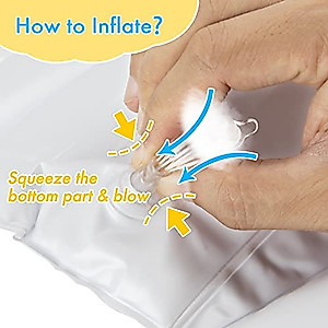 Dadouman Eco-Friendly Inflatable Cushion Insert for IKEA Antilop High Chair, Cushion Insert for Replacement, White