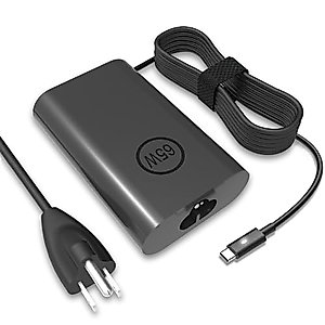 Universal 45W 65W USB C Laptop Charger - for Dell Latitude 5420 5520 7420 Charger 5320 7390 7320 7410 9420 9510,XPS 13,Chromebook,HP/Lenovo/Acer/Asus/Samsung/Macbook Type C Computer Power Cord Adapter