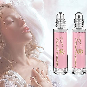 MAITING 2Pcs Pheromone Perfume, Pheromones Perfumes for Women, Lunex Phero Perfume, Phero Perfume for Women, Roll On Perfume Phero Oil, Portable Perfume Long Lasting Female