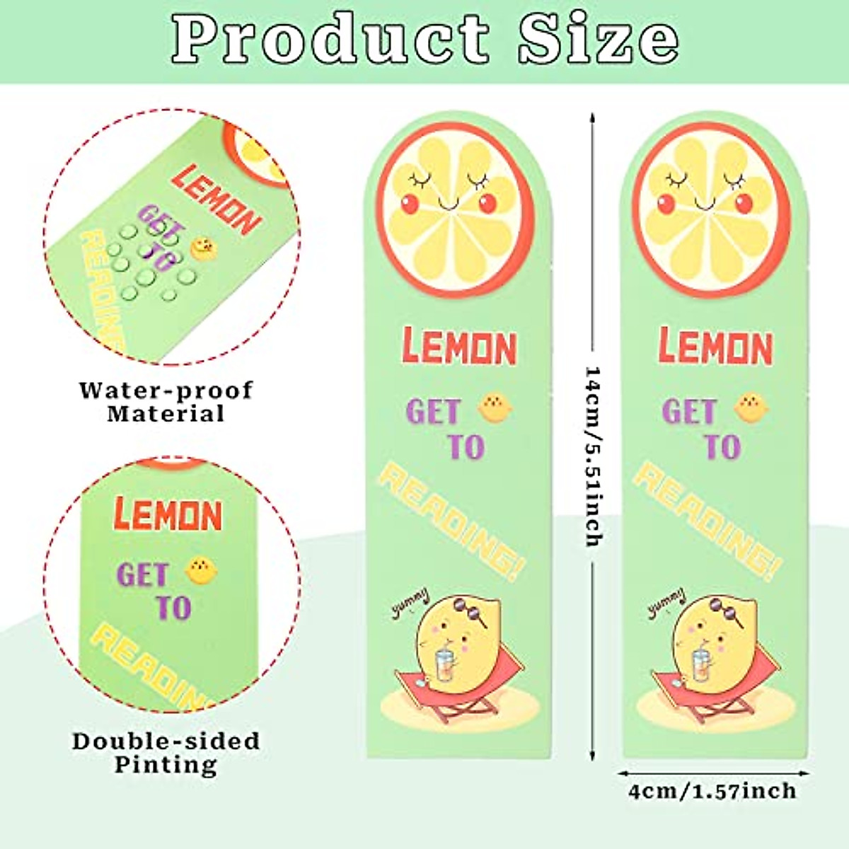 Bookmarks Scratch and Sniff Bookmarks Fruit Theme Scented Fun Bookmarks Assorted Cute Bookmarks for Students, Teens, Food Lovers, 36 Pieces 12 Styles