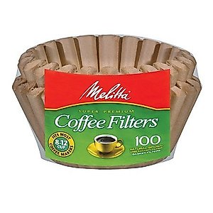 Melitta Basket Coffee Filters Natural Brown Unbleached 100 Count