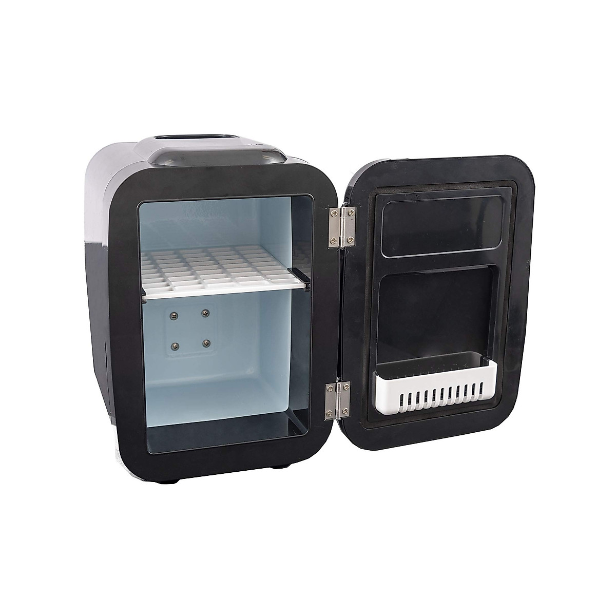 Stand Up Desk Store Portable Mini Fridge Cooler and Warmer - Compatible with AC, USB, and 12V Cigarette Lighter Plugs