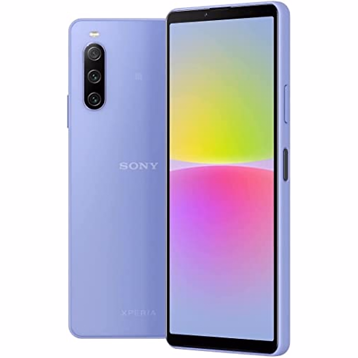 Sony Xperia 10 IV XQ-CC72 5G Dual SIM 128GB 6GB RAM Factory Unlocked (GSM Only | No CDMA - not Compatible with Verizon/Sprint) – Lavender