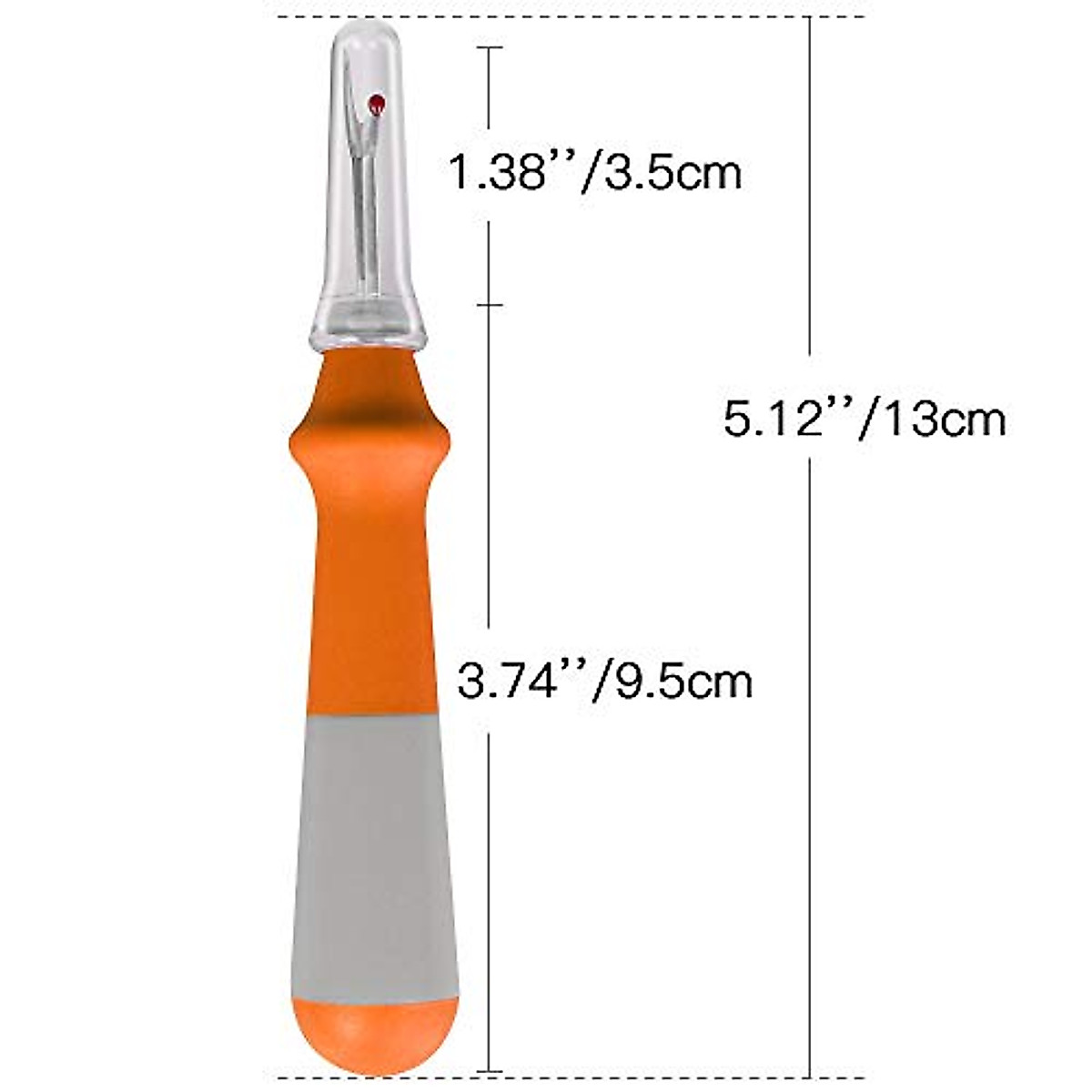 Lhedon Seam Ripper 3 PCS, Seam Rippers for Sewing, Ergonomic Grip, Colorful Large Thread Stitch Remover Tool Handy Stitch Rippers for Sewing Crafting Removing Hems and Seams