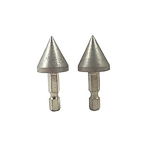 Taytools 468433 Hollow Chisel Mortise 2-Piece Set of Diamond Sharpening Hones 200 and 600 Grit for Chisels Up To 1/2 Inch