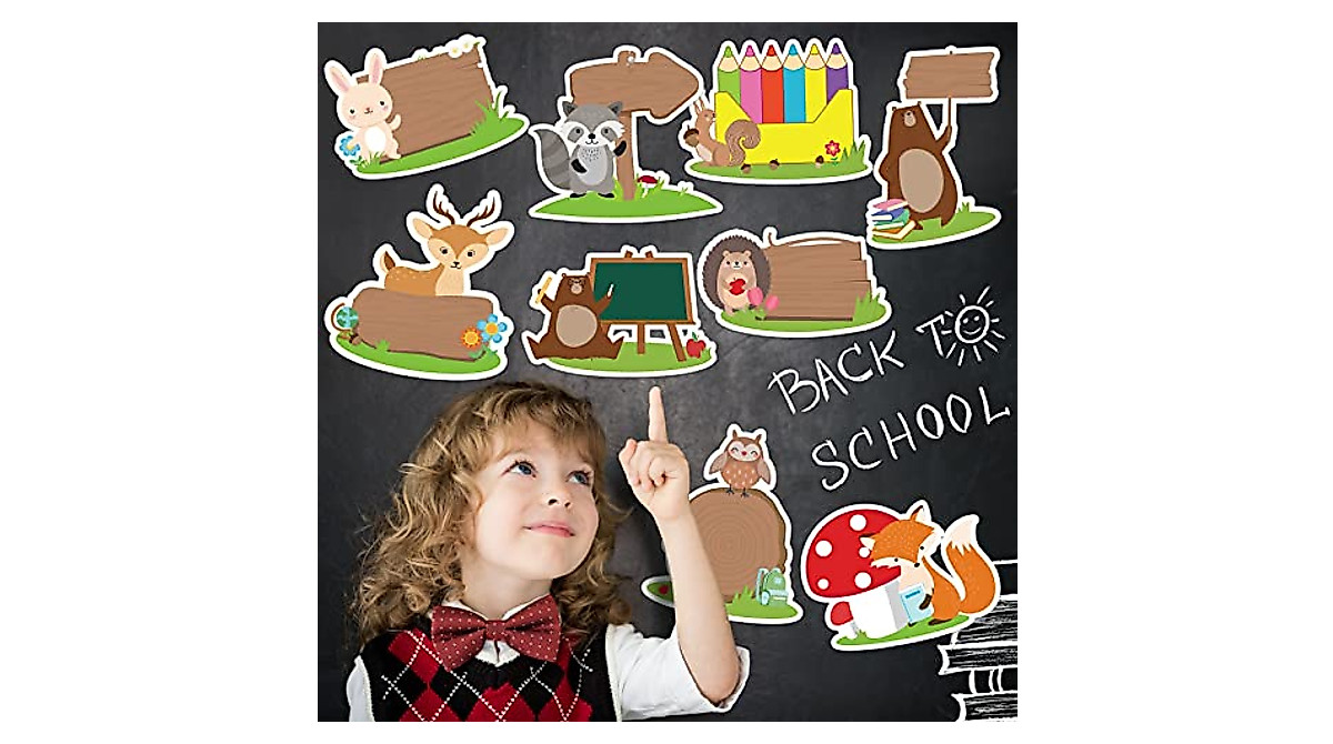 45 Pieces Woodland Animal Friends Cutout, Woodland Creatures Forest ...