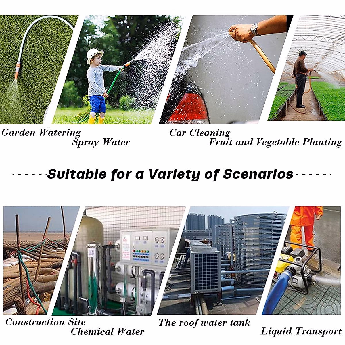 3/4" ID x 1" OD Soft Braided PVC Tubing, Clear Flexible PVC Tube Vinyl Hose Water Oil Winter antifreeze & Soft for Four Seasons (3.3Ft length)