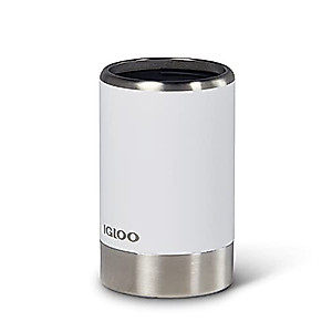 Igloo 12 OZ White Stainless Steel Coolmate Can Sleeve (Standard)