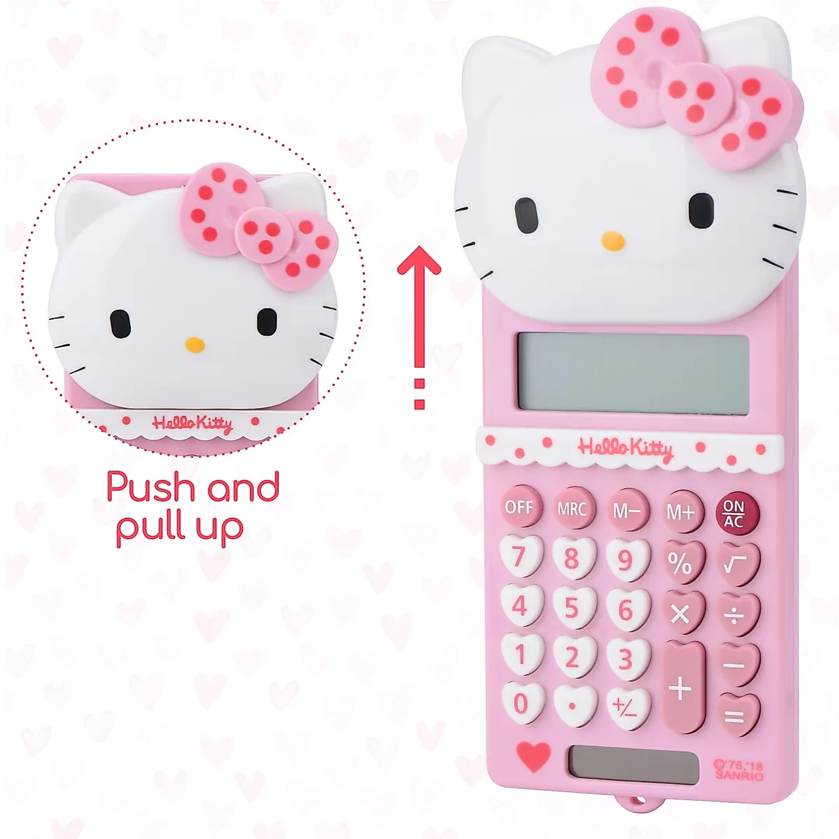 Cute Kids' Mini Calculator - 5.9 x 2.6in, LCD Display, Battery Powered (Included), Perfect for School