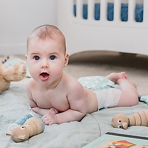 MooGoo Nappy Balm - A naturally gentle diaper cream for sensitive baby skin - Soothing cream with shea butter, zinc & jojoba oil - Barrier cream to soothe & help prevent irritation