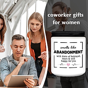 Homsolver Coworker Leaving Gifts For Women, Best Friend Farewell Retirement Gifts For Women, Going Away Goodbye Candle Gifts For Coworkers, Friends, Boss, Work Bestie