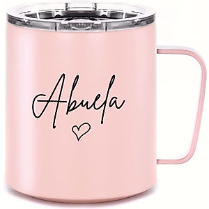 VIOLET & GALE Abuela Gifts in Spanish 12oz Abuelita Coffee Mug Beautiful Abuela Gift for Grandma Regalo Para Abuela