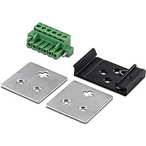 TRENDnet 8-Port Hardened Industrial Gigabit DIN-Rail Switch, 16 Gbps Switching Capacity, IP30 Rated Metal Housing (-40 to 167 ºF), DIN-Rail & Wall Mounts Included, Lifetime Protection, Black, TI-G80